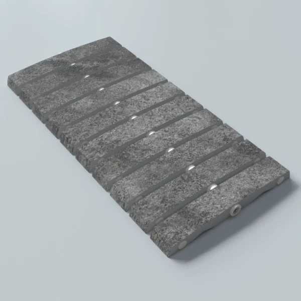 Serapool Pool Garden Anthracite Porcelain Flex Grate - 25x50 cm